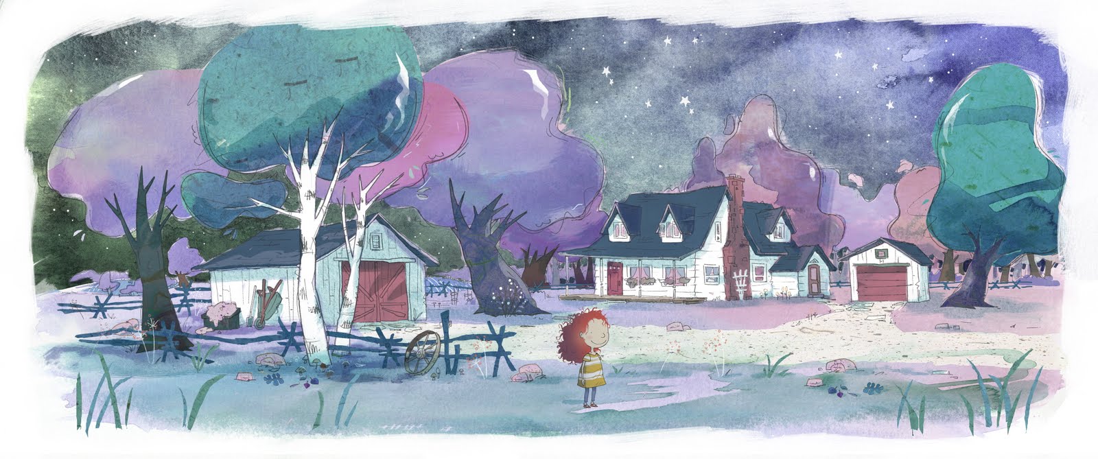 Diamond's Art Blog: Stella and Sam Colour Keys from first season