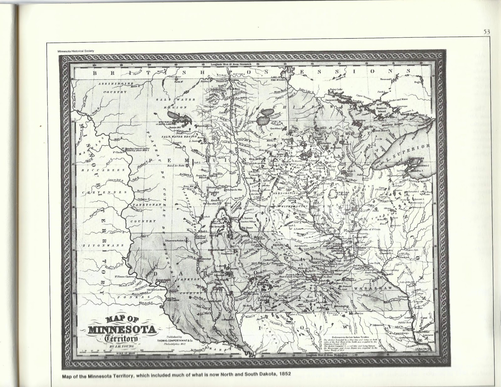 Mapping Minnesotan: Minnesota History 1850s