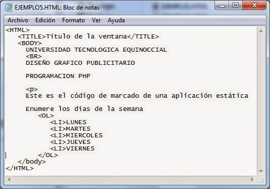 PROYECTO UNIDAD 2: ETIQUETAS HTML