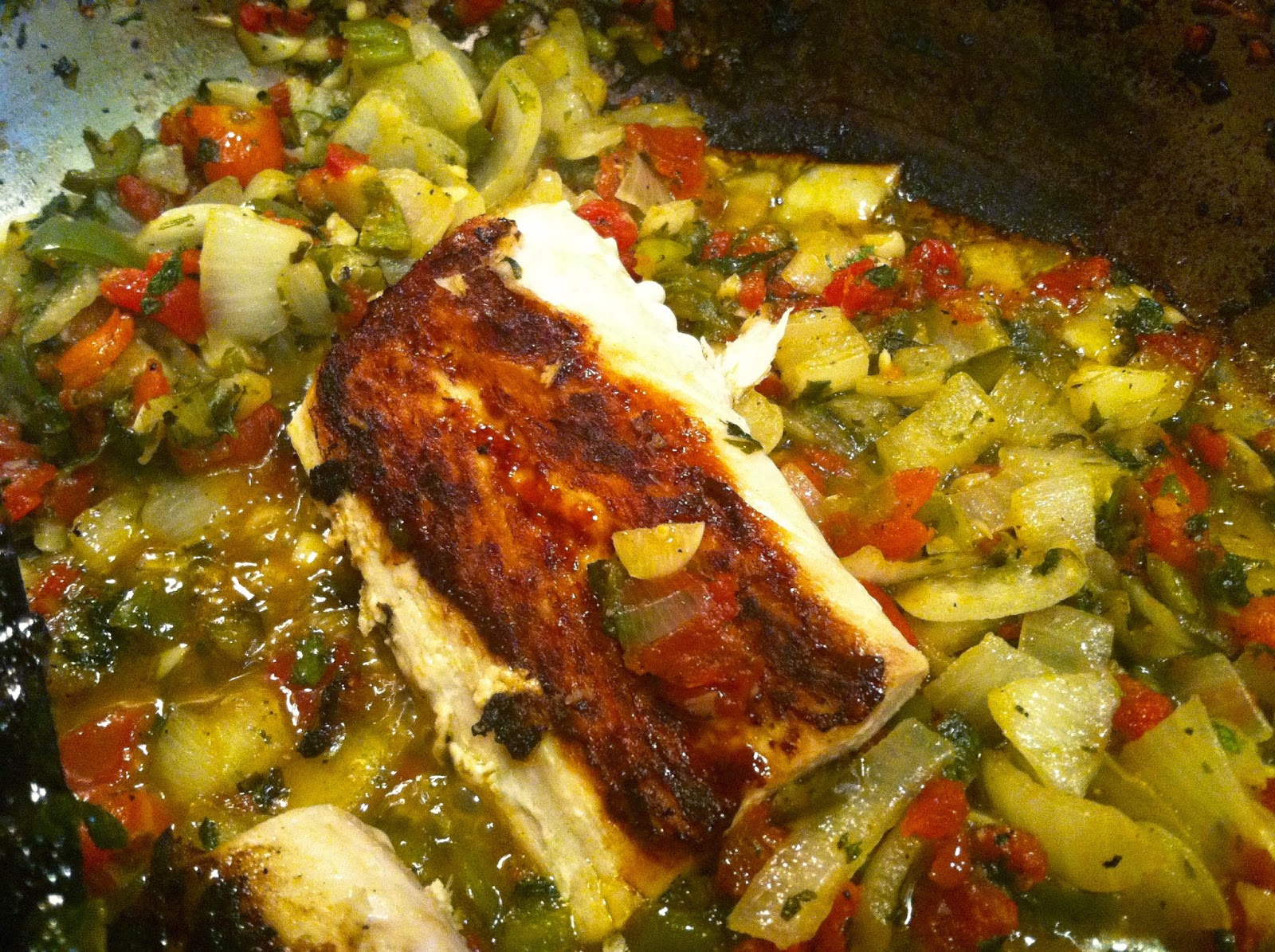 Katie-Kate's Kitchen: Red Snapper Veracruzana