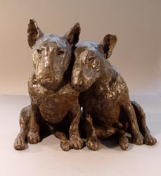 Calypso's Mini Bull Arts: Bull Terriers in Love