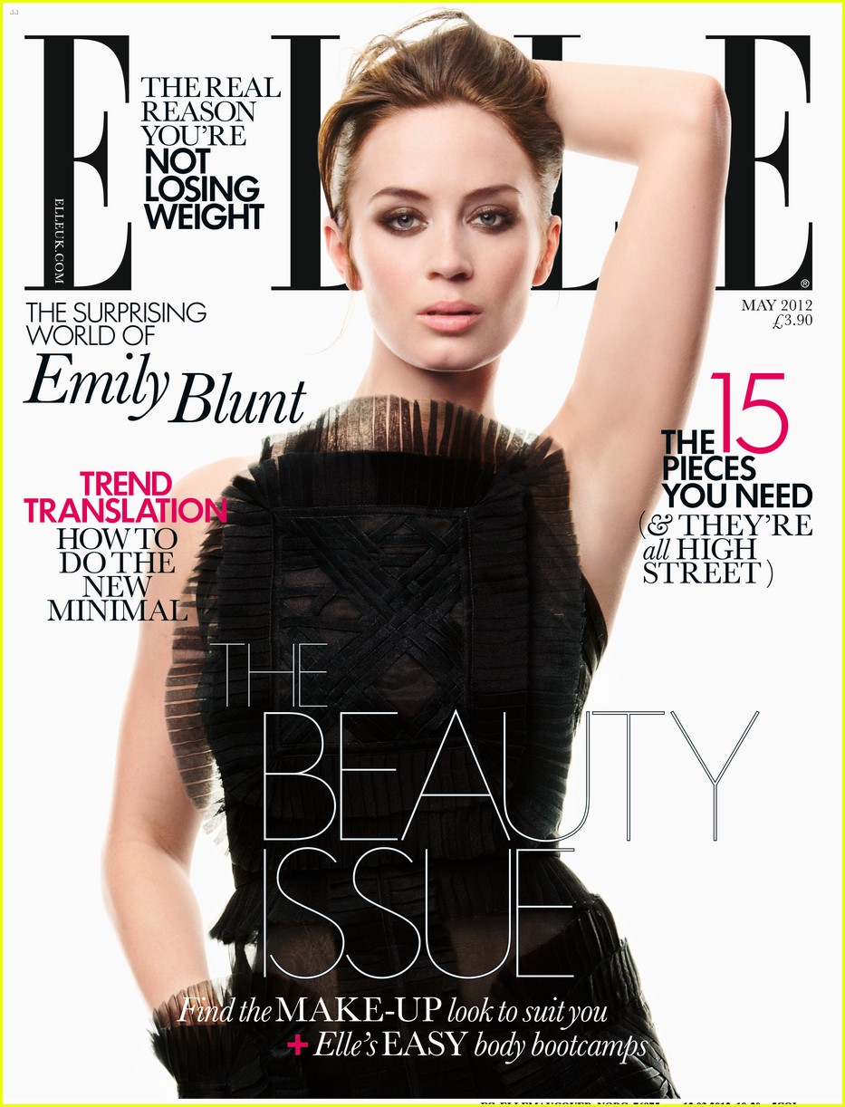 You Haven't Seen The Last Of Me: Emily Blunt For Elle Magazine