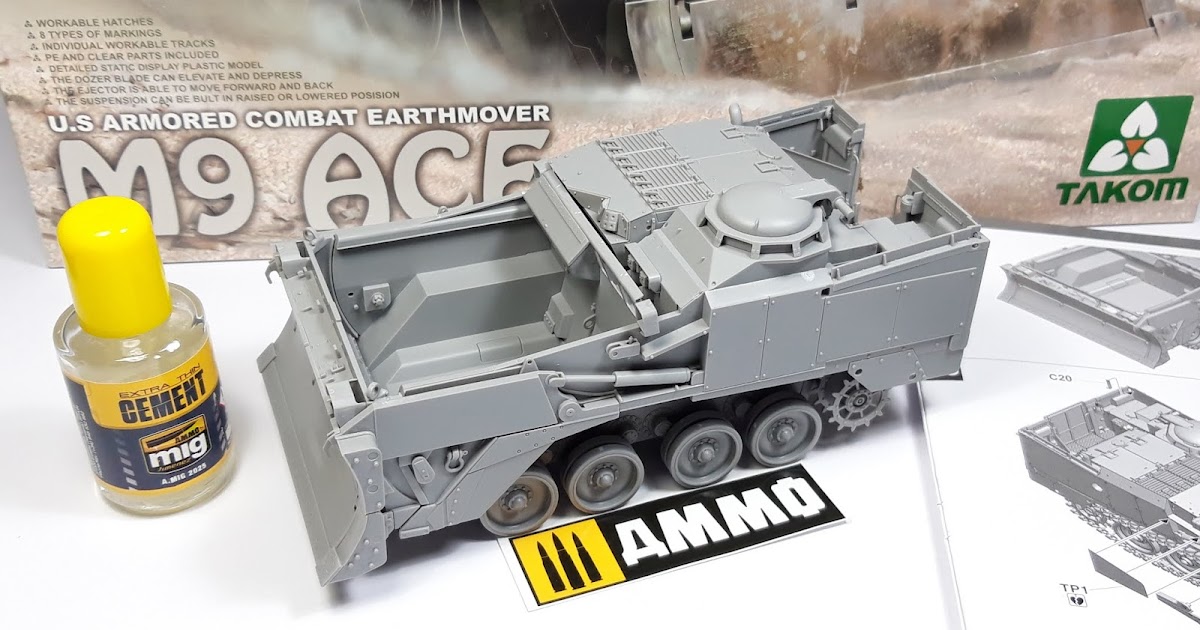 Apuntes de Modelismo: W.I.P. Excavadora M9 ACE, Takom 1/35