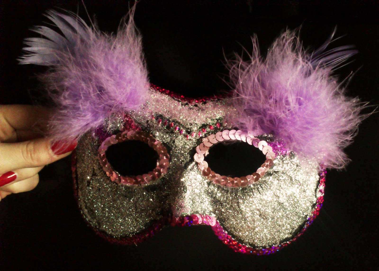 Diamond Fashion : Maska Karnawałowa - zrób to sam