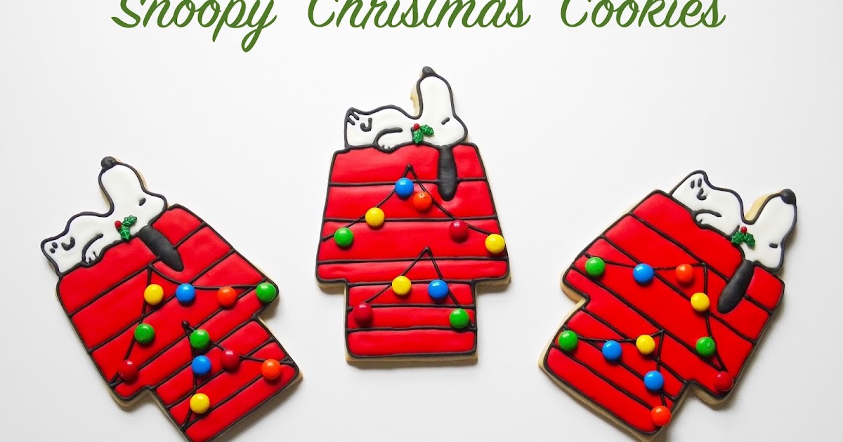 Snoopy Christmas Cookies
