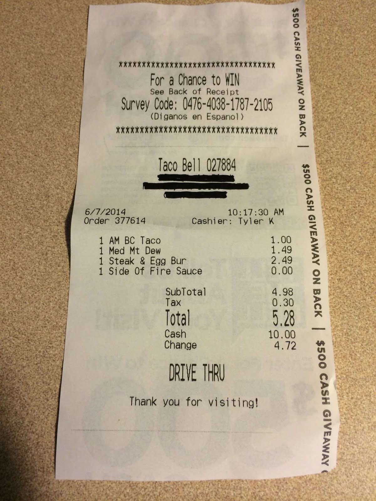 My Great Taco Bell "Live Mas" Adventure: 06/08/14