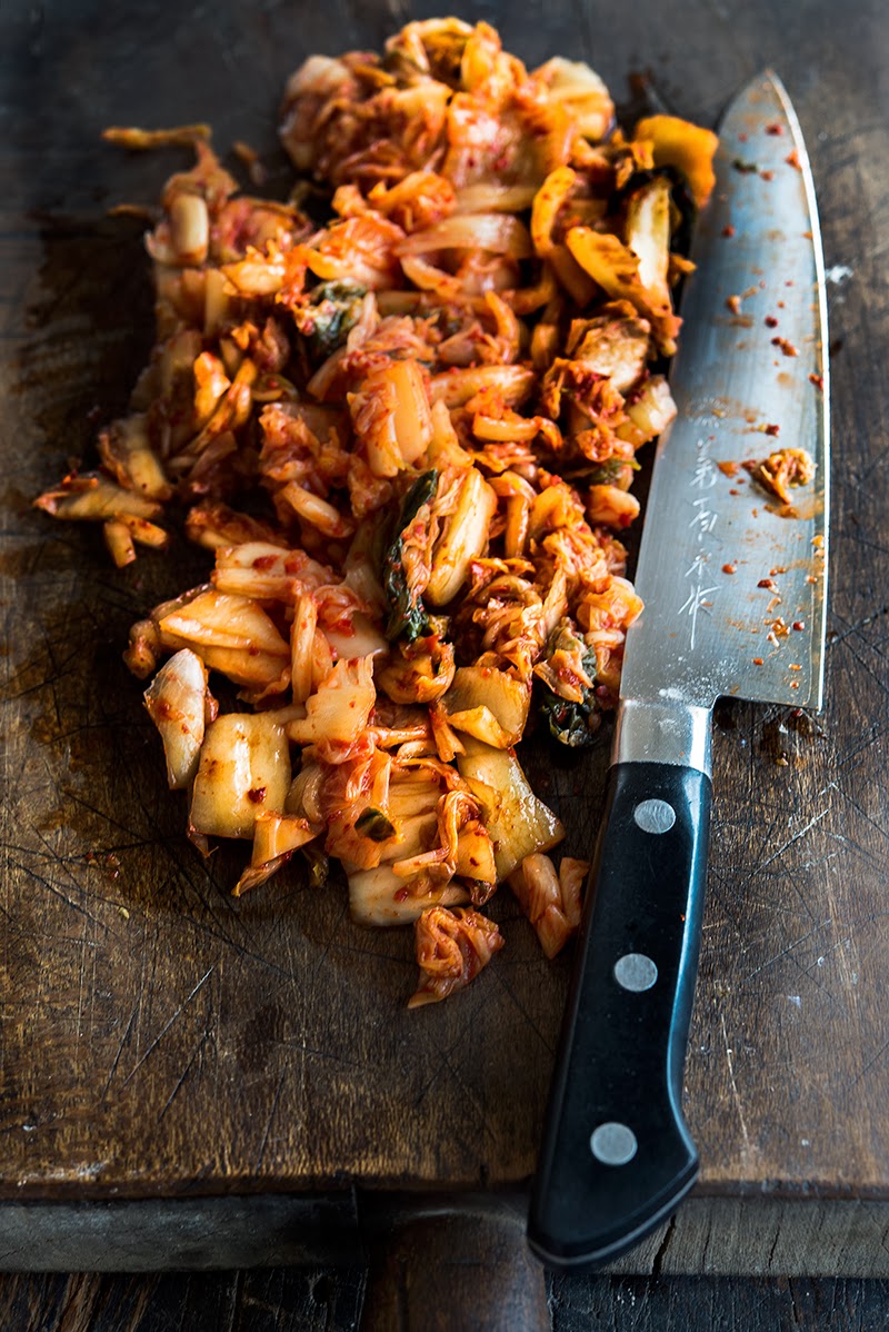 Mini [Baby Bok Choy] Kimchi Pancakes - WILD GREENS & SARDINES