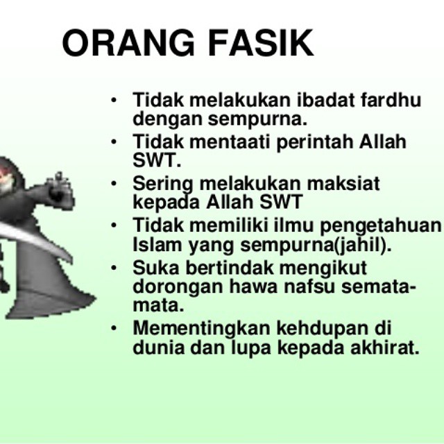 Hijab Inspirasi: Fasik