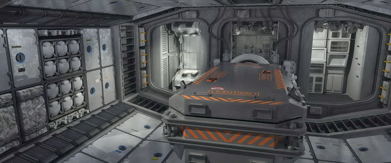 Soaring INTERSTELLAR Spaceship Concept Art by Steve Burg « Film Sketchr