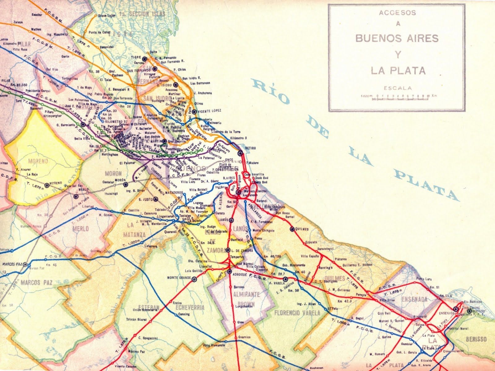 FERROAFICIONADOS ESTACION KM. 29 (GLEW): Mapas de los Ferrocarriles del ...