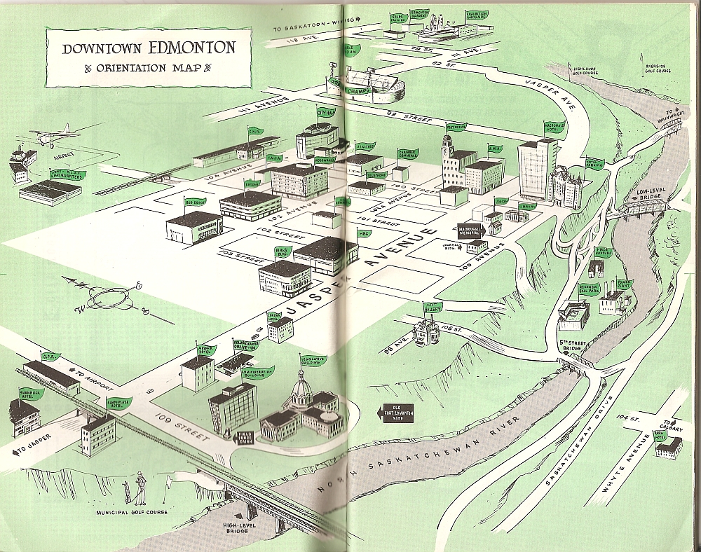 [1957] Cover page of "Edmonton: City of Breathtaking Developments ...