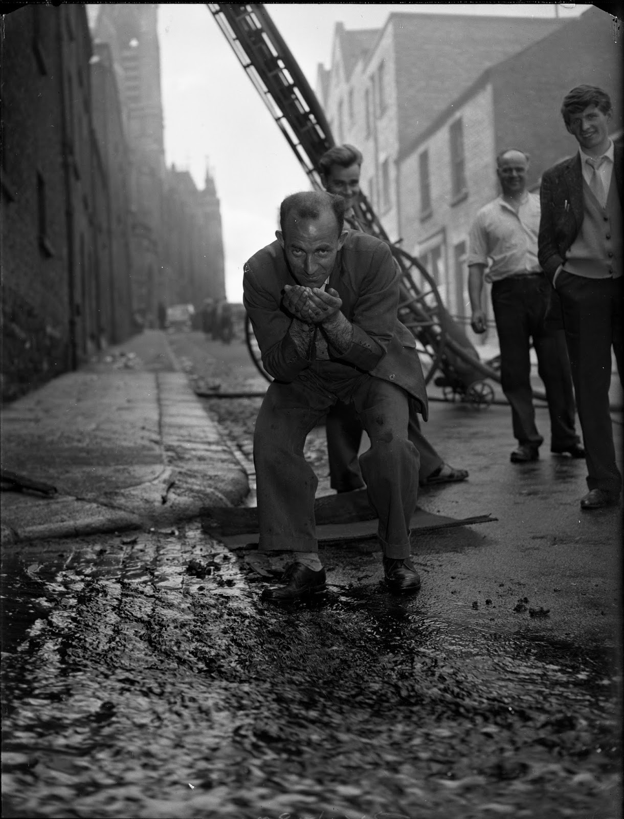 Irish Photo Archive: Fire at Power’s Distillery