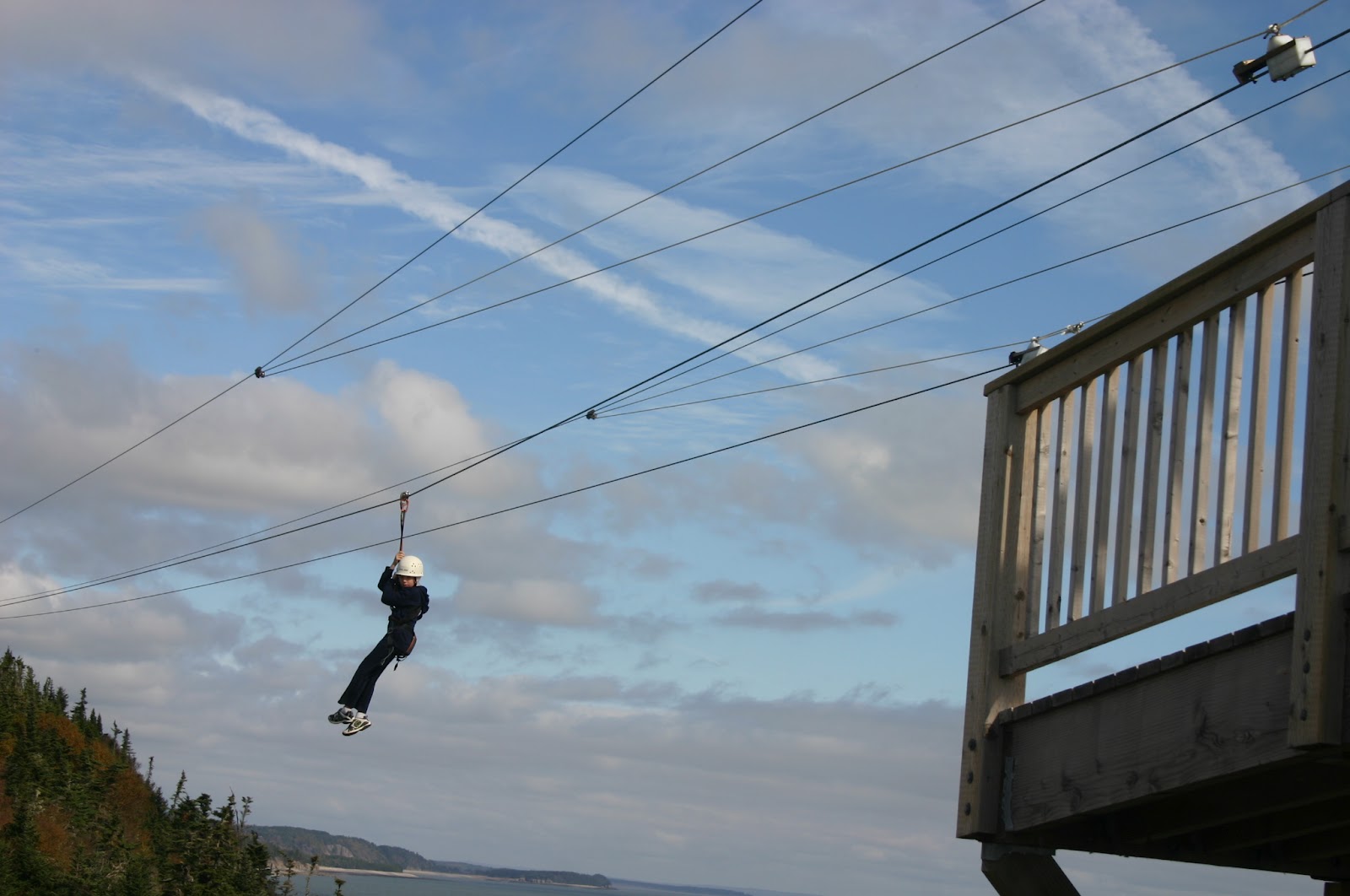 Scrappy Happy Starfishy: Cape Enrage - Zip Line Fun