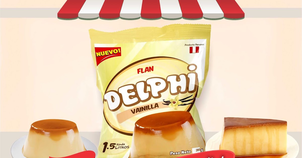 FLAN DE VAINILLA DELPHI - VENTA PERÚ