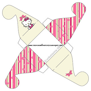 Hello Kitty with Flowers: Free Printable Boxes. - Oh My Fiesta! in english