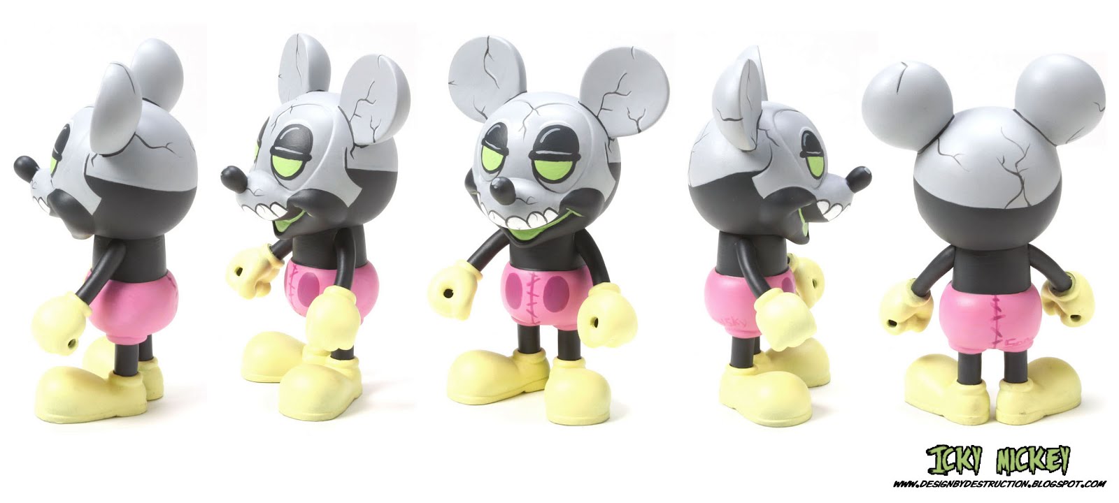Design by Destruction: A Sopinsky Creation: ICKY MICKEY Custom Mickey ...
