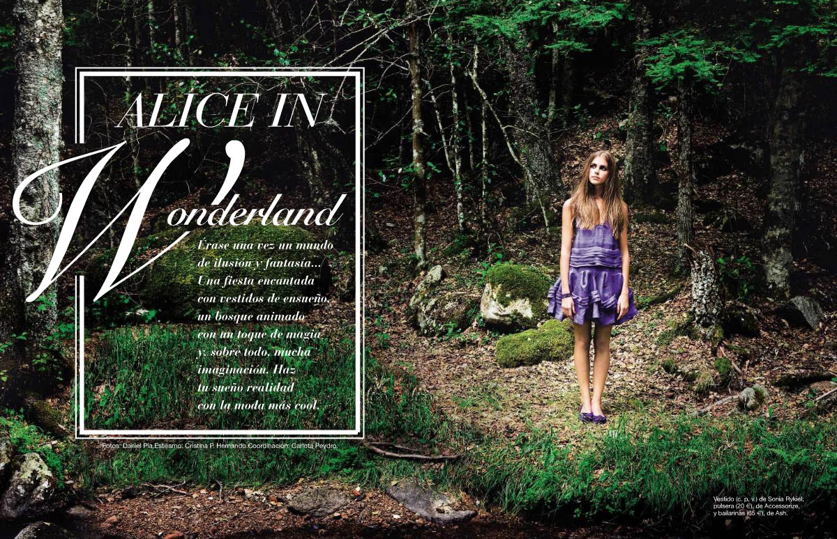 Alice in Wonderland Editorials: Ragazza Alice