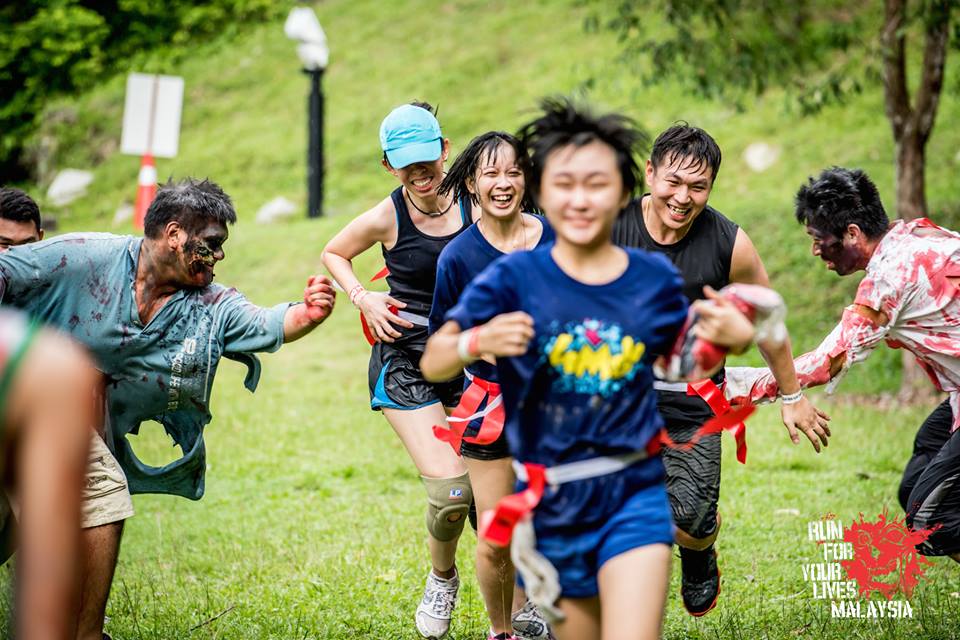 Zombies Chasing People