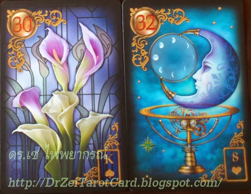 ความหมายไพ่เลอนอร์มองด์ ๓๖ ใบ ไพ่ออราเคิลระบบไพ่ป๊อกกึ่งยิปซี (36 ...