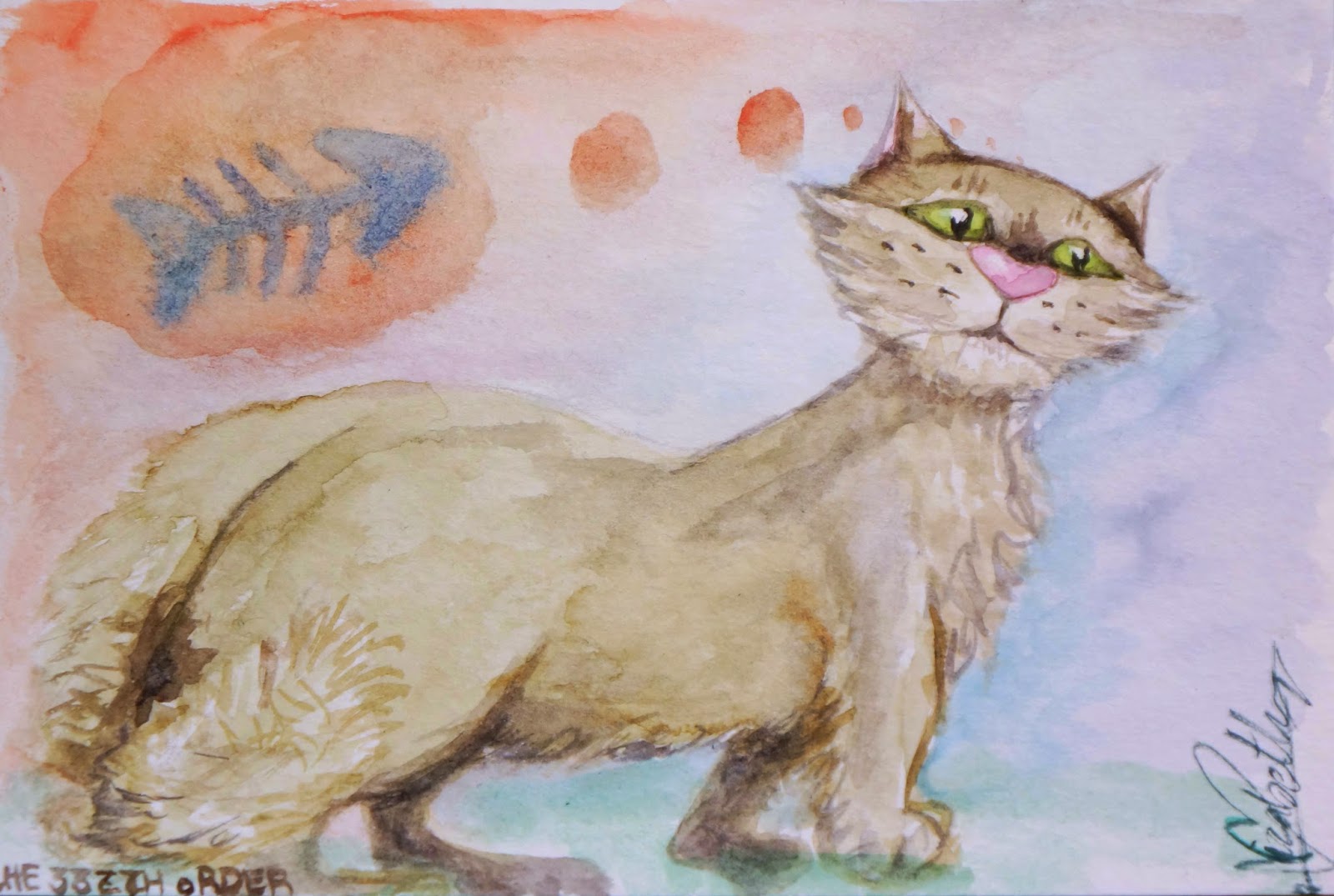 POSTCARD: FISH THINKING - Elizabeth Casua ♥ tHE 33ZTH oRDER