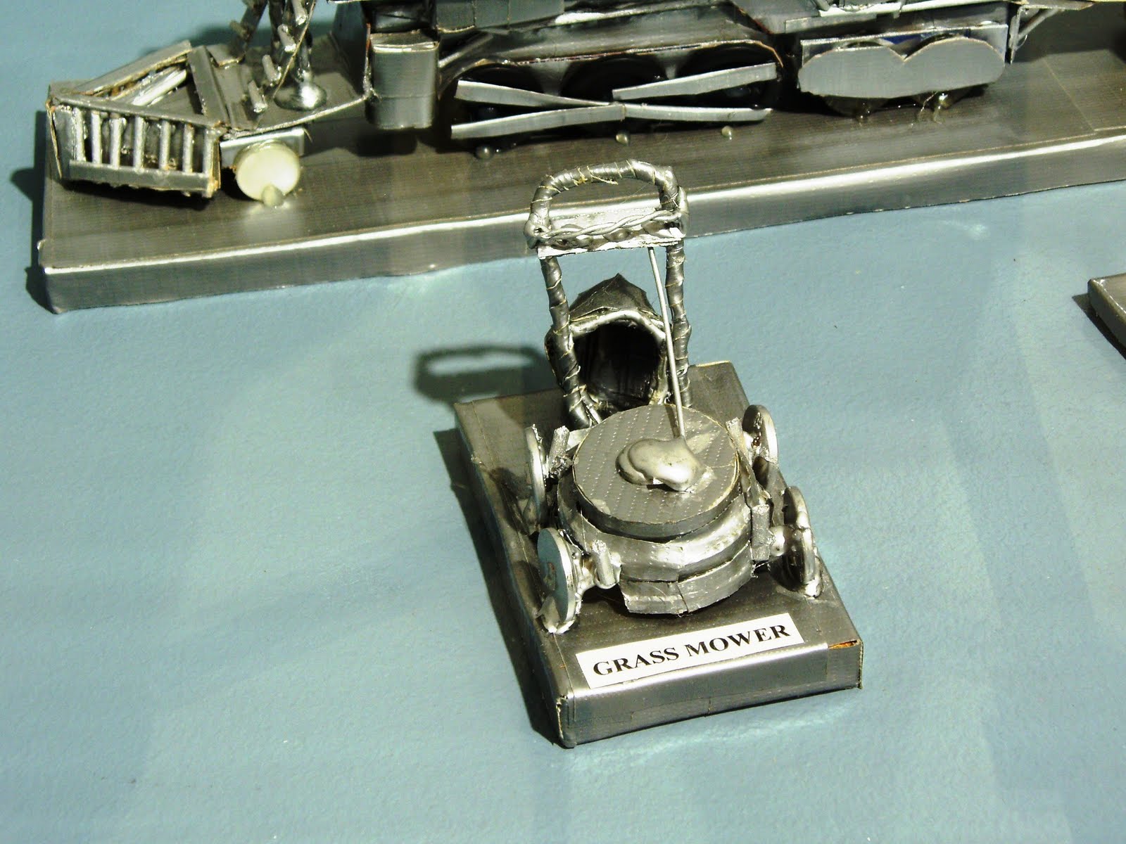 History and Culture by Bicycle: Roy Nickum Duct Tape Sculptures