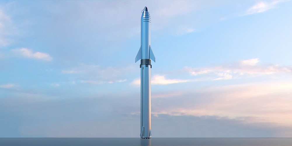 Renders of SpaceX Starship & Super Heavy by Charlie Burgess | human Mars
