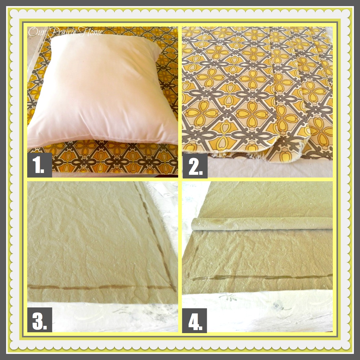 Our Prairie Home: 3 Easy No Sew Pillows {Tutorial}