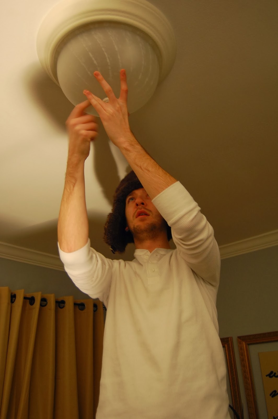 Rebhan Renovation: our very own game of thrones... er, light fixture