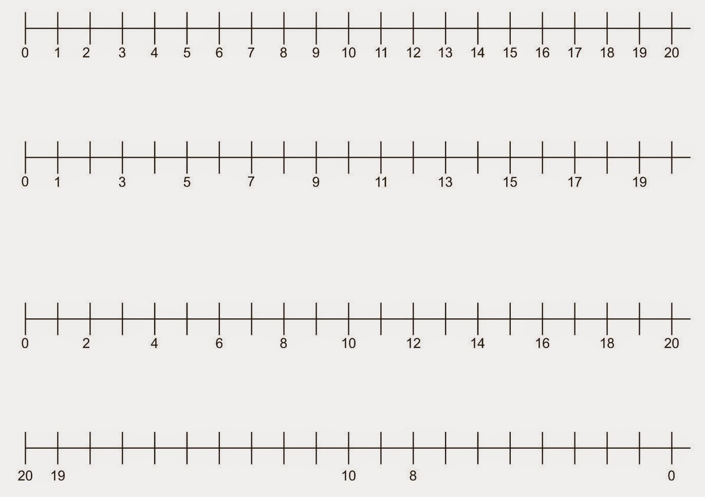 MEU CANTINHO: Retas numéricas