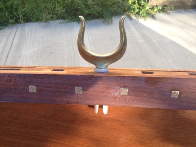 The Black & Tan : Custom made Oarlock collars