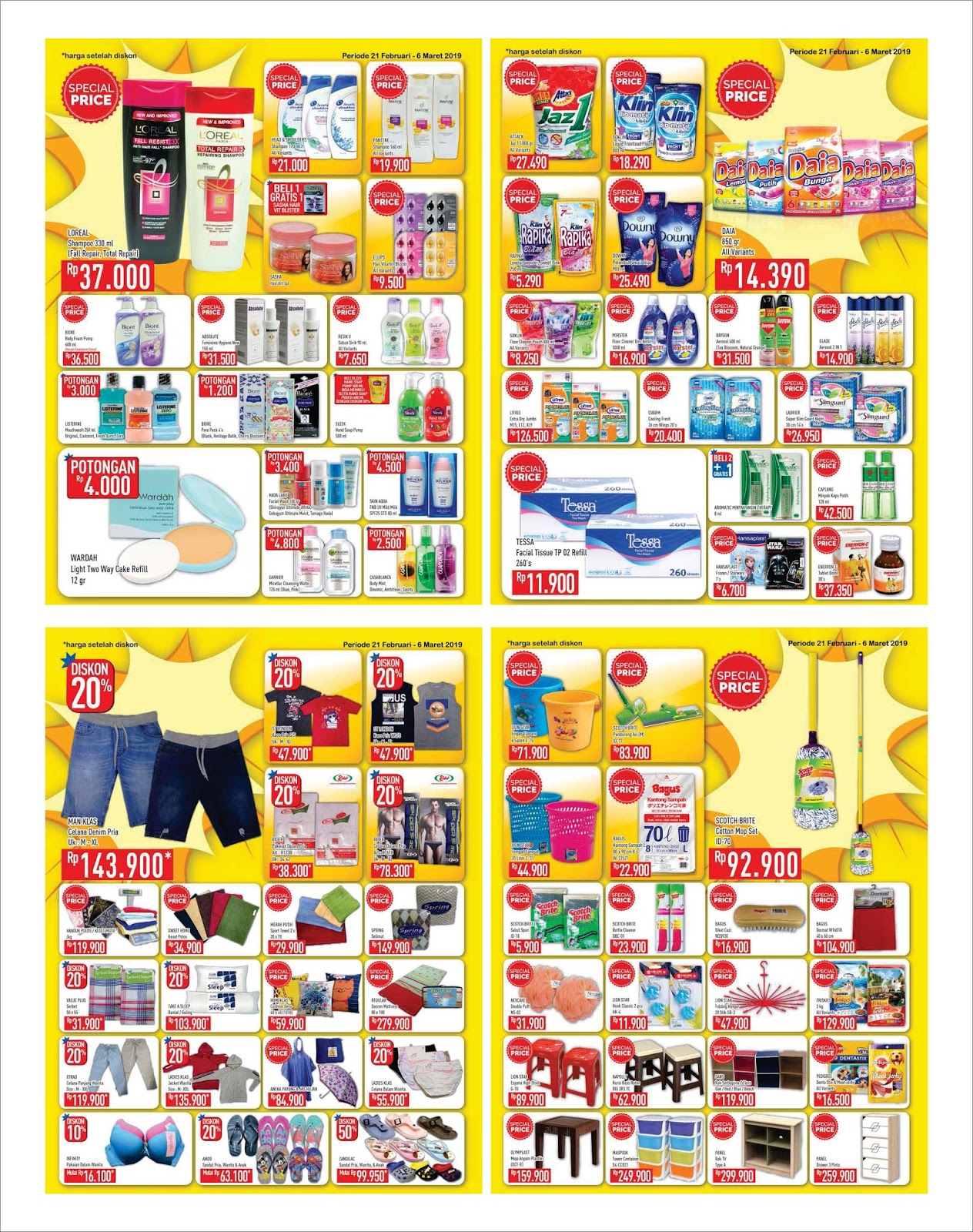 Katalog Promo Hypermart Periode 21 Februari - 9 Maret 2019 - Agen87