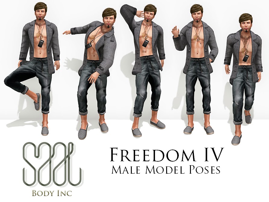 Freedom IV: New Male&Female Model Poses | SAAL Body Inc