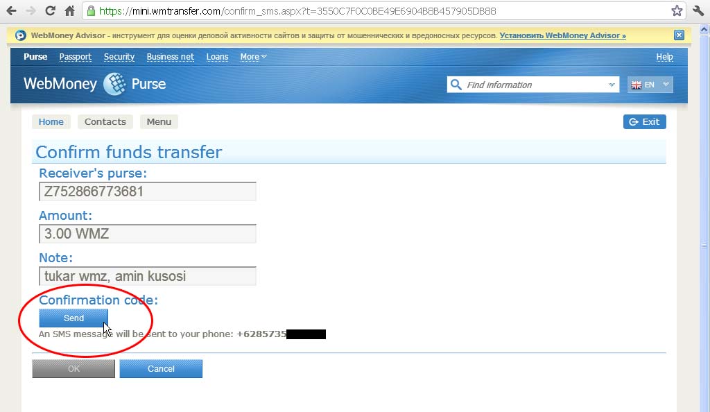 Kerja & Bisnis Online Terpercaya: Cara Transfer Webmoney WMZ Purse