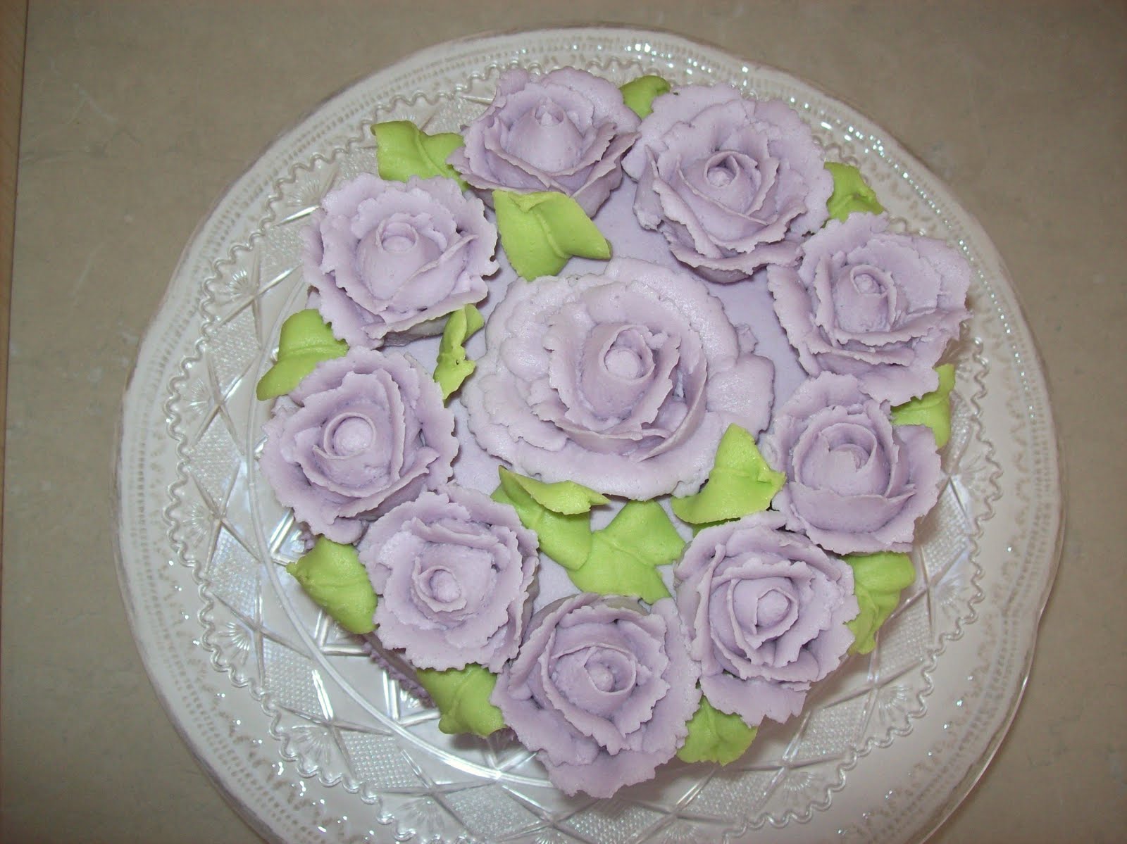 Torte Fatate: Torta rose lilla per Rosa