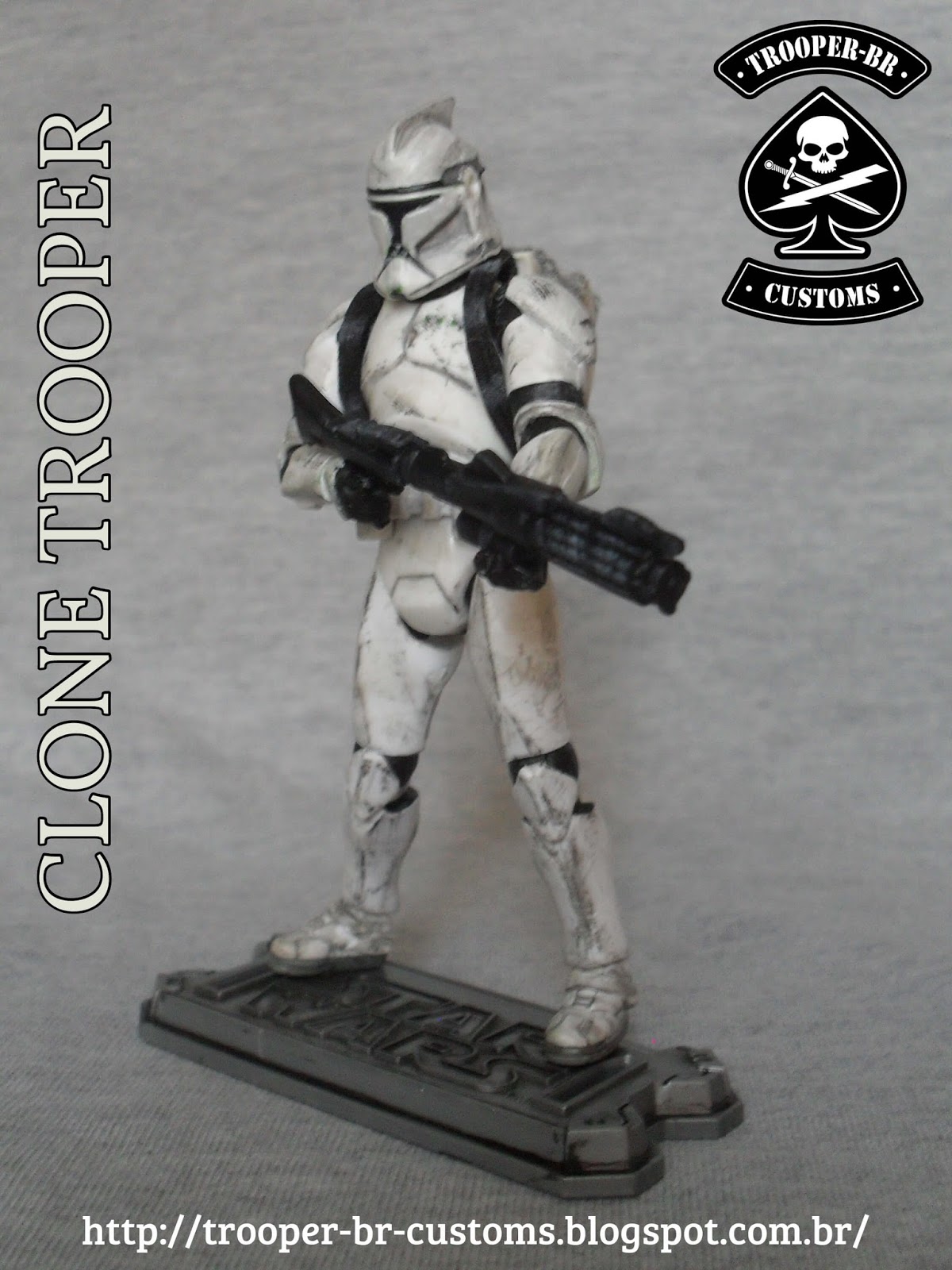 Gi joe Custom Action Figures: Clone Trooper - Star Wars