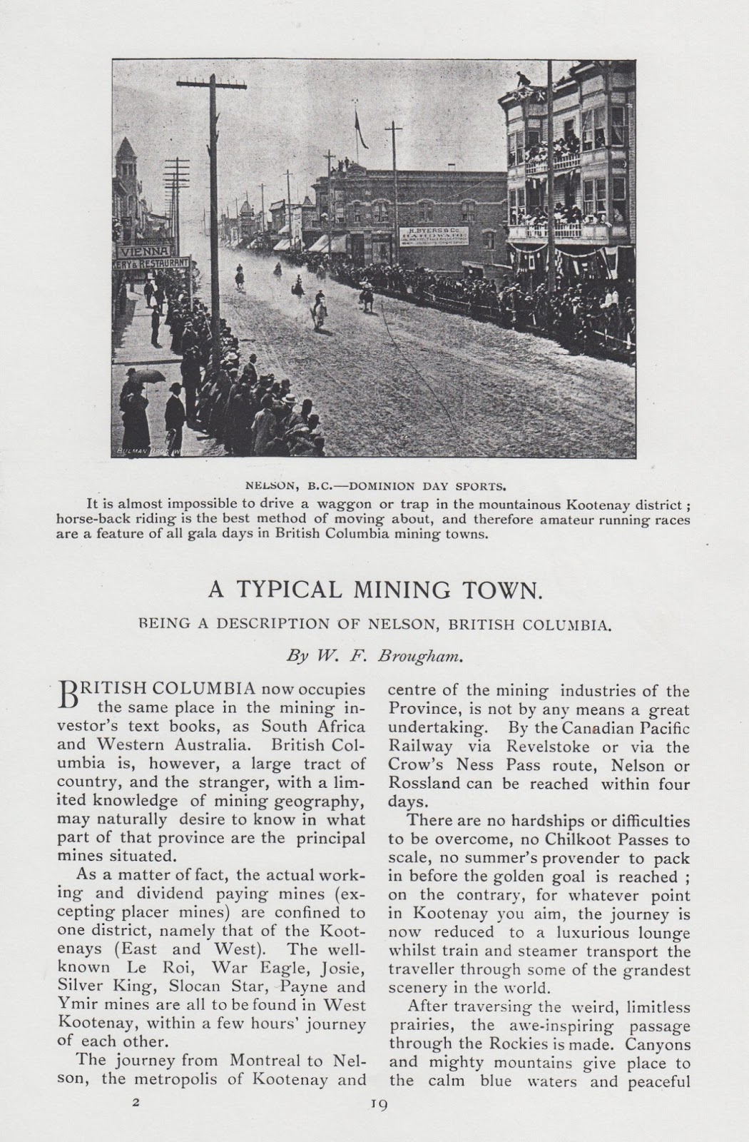 Yesterday’s Papers: The History of Nelson, 1899