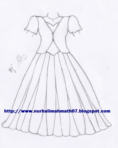 KELOPAK MATA: Sketsa Gaun Pengantin