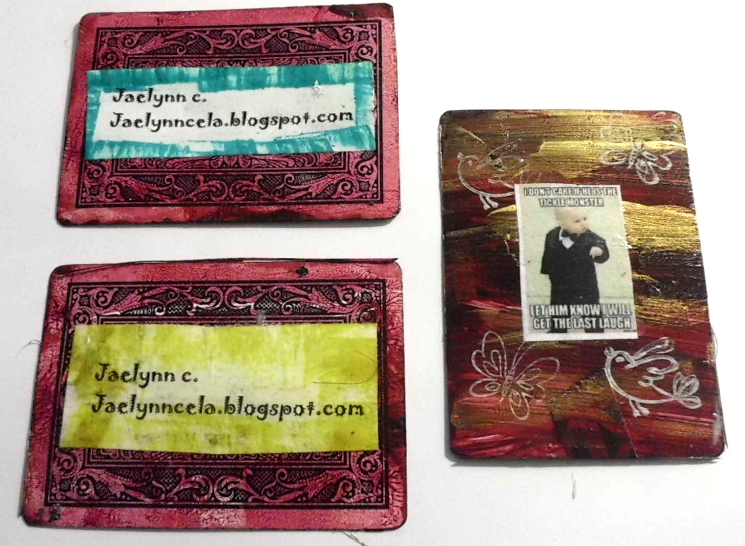 Dances with pit Bulls: ATCs with Jay (Artist Trading Cards from Playing ...