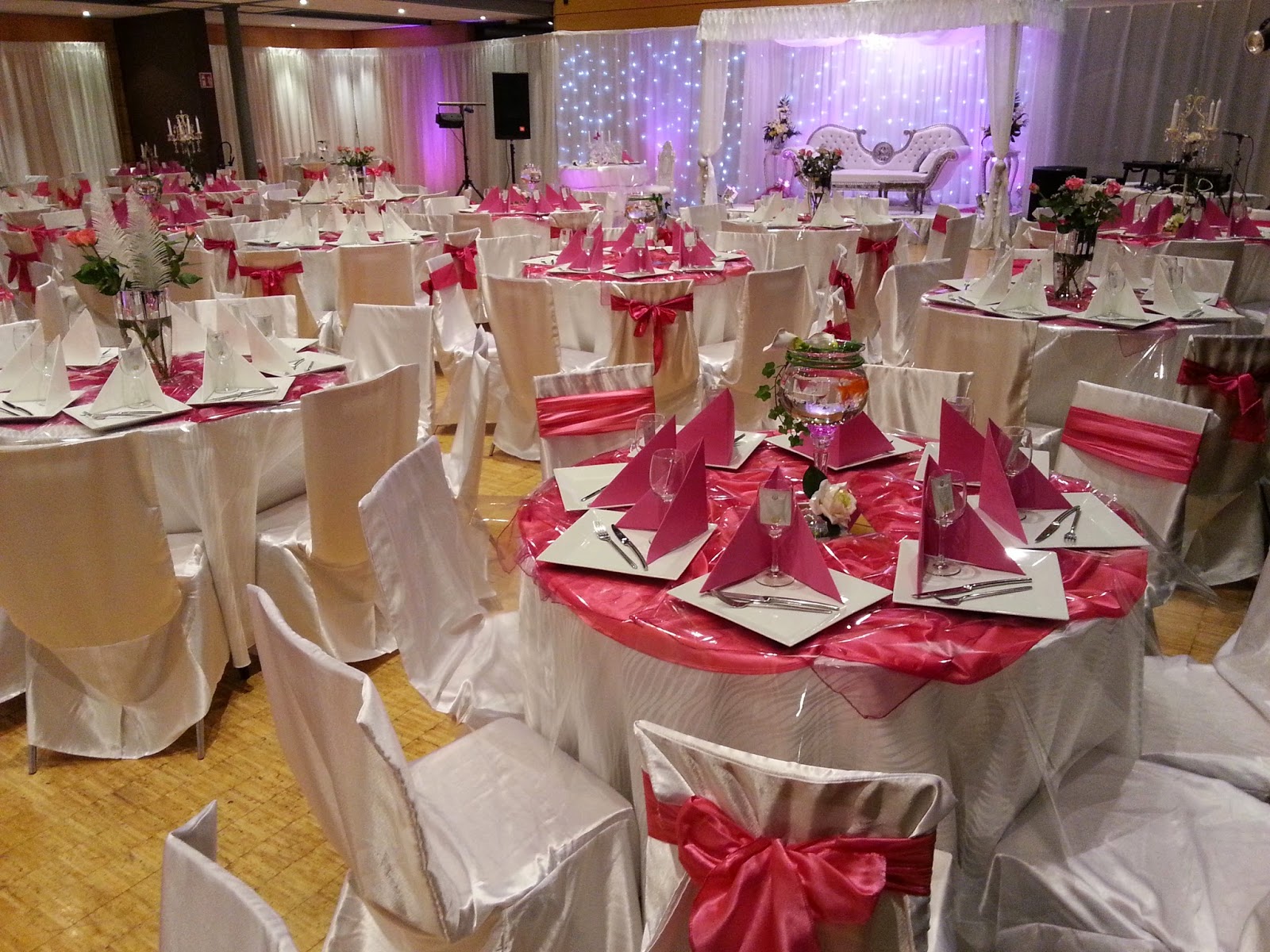 Les Diamantines Traiteur et Décorateur: Thème blanc et Rose