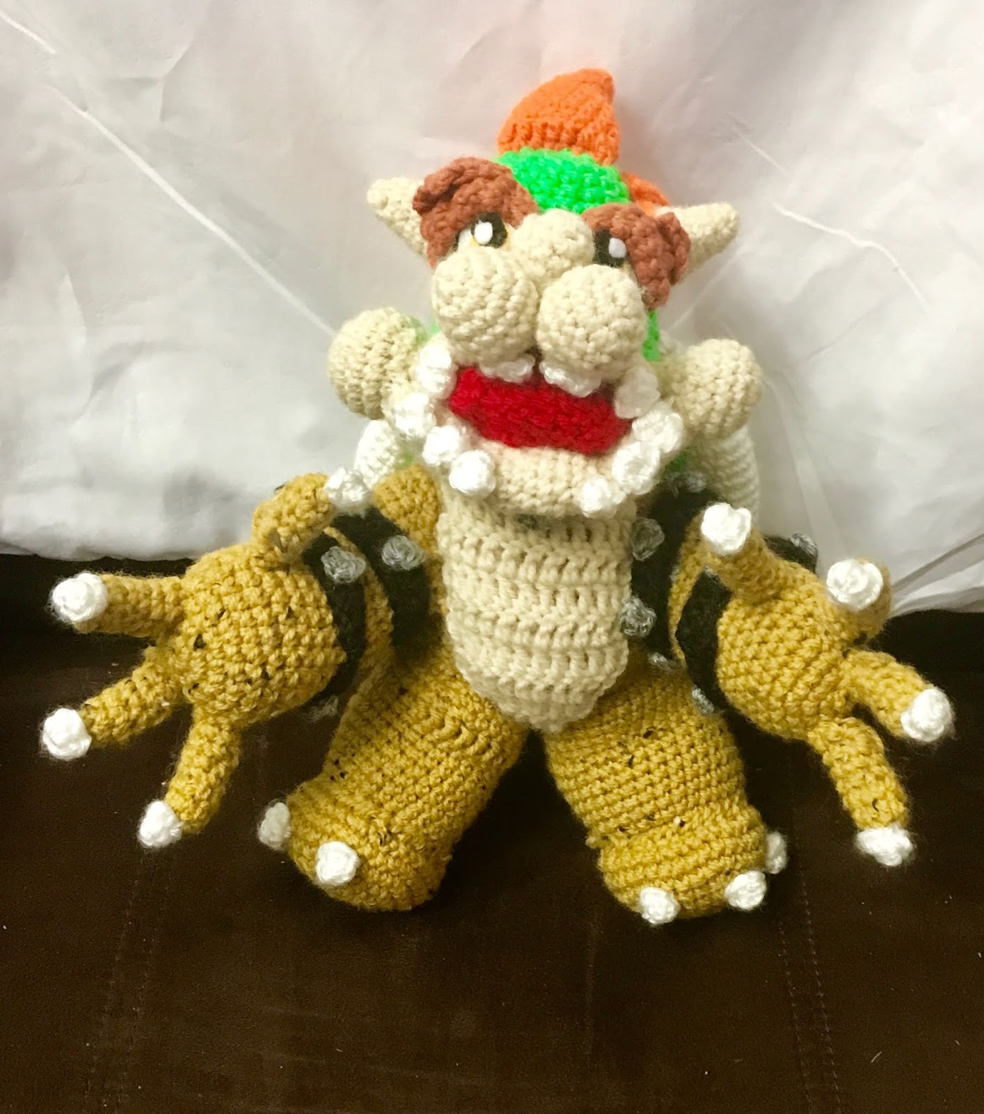Reny's Place....: Bowser..A Crochet Pattern Review with some Helpful Tips