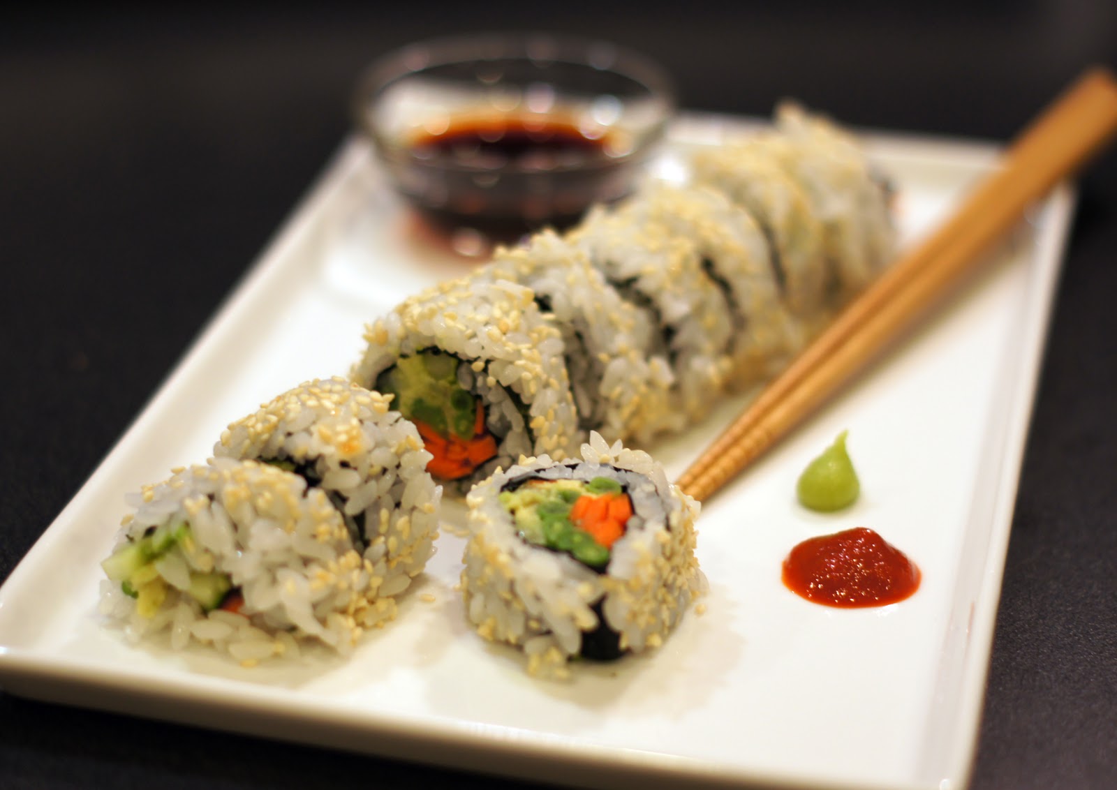 Sutton Grace: vegetable sushi roll