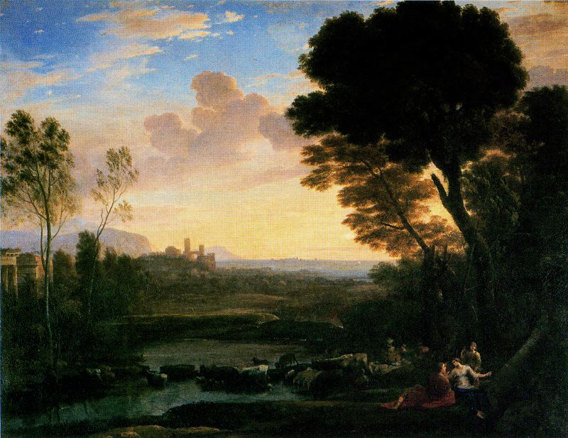 Claude Lorrain (Claudio de Lorena), obras, pinturas, cuadros