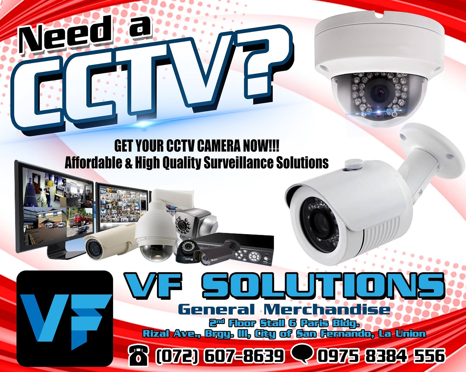 VF SOLUTIONS GENERAL MERCHANDISE: VF SOLUTIONS CCTV INSTALLATION