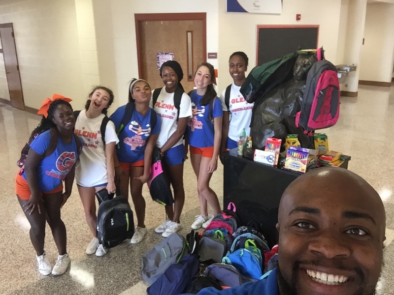 Your Permanent Record: Glenn High Cheerleaders Collect Book Bags and ...