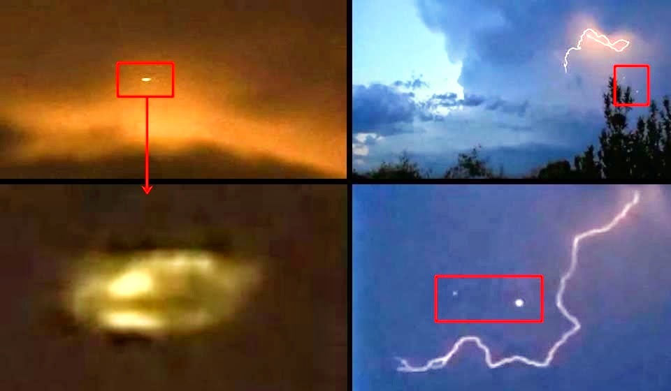 UFO’s / Orbs Lit Up by Lighting Storm in Clarksville, Tennessee