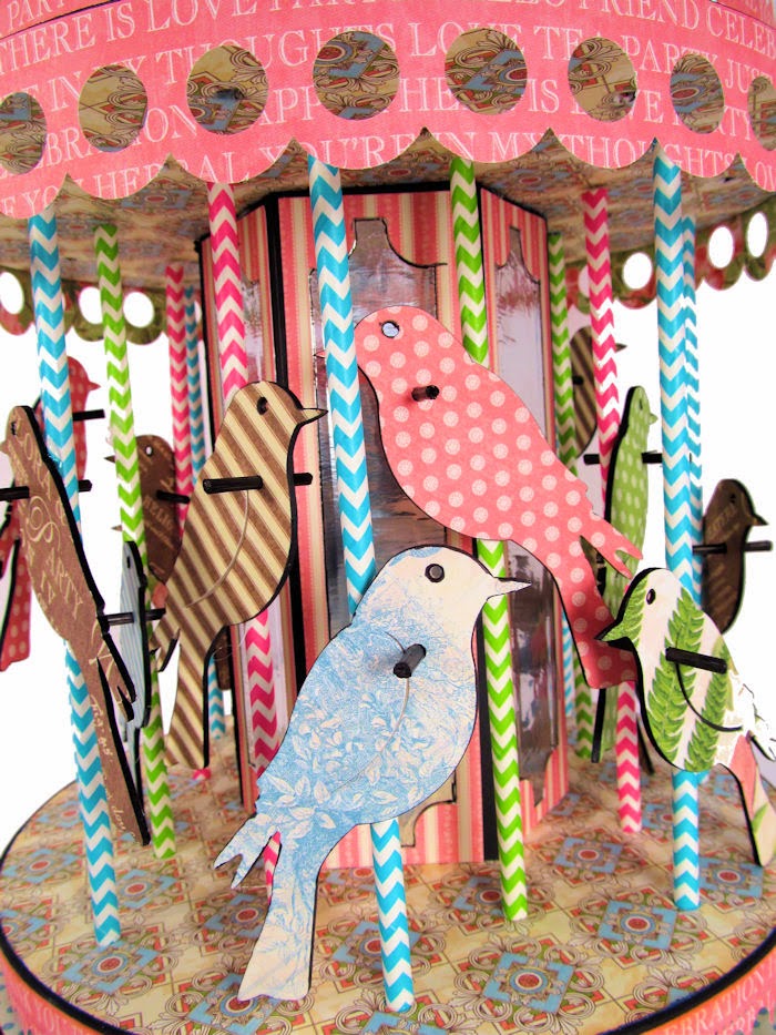 The Gentleman Crafter: Liya Kate's Birthday Bird Carousel...
