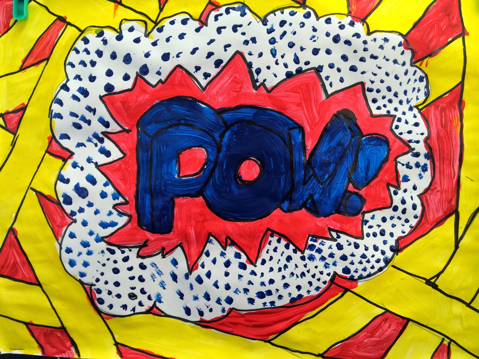V4 & V5's Blog: Roy Lichtenstein inspired art