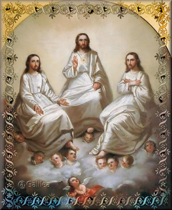 Imágenes religiosas de Galilea: Santisima Trinidad