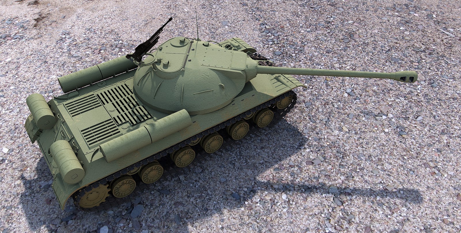 SketchUP Power 草圖力量: The Russian IS﹣3 TANK 史太林三號重坦克