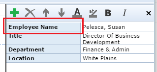 OrgChart Now: Field Labels